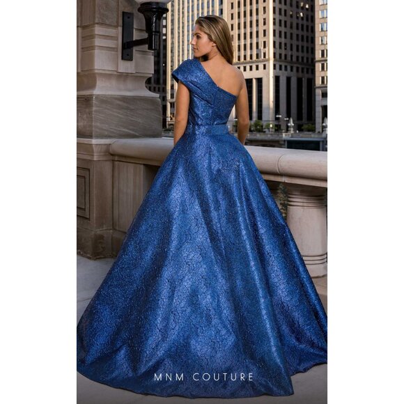 MNM Couture | Dresses | Mnm Couture Royal Blue Evening Gown Fits Like 2 ...